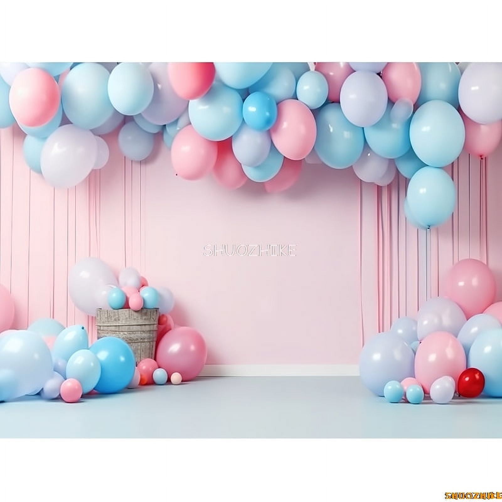 Baby Shower ration Birthday Party Photography Backdrops Props Balloons ...