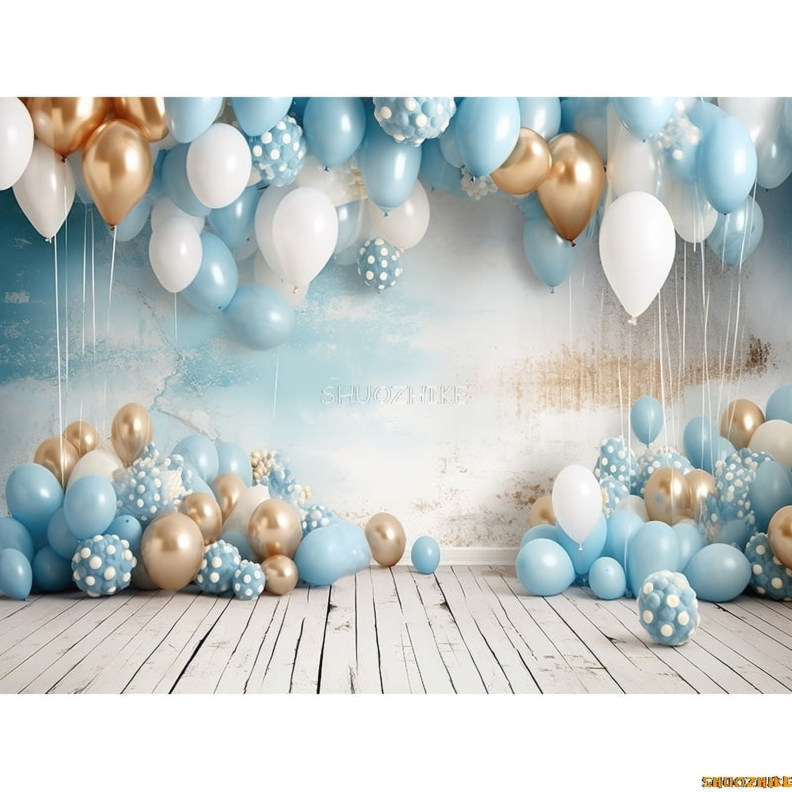 Baby Shower ration Birthday Party Photography Backdrops Props Balloons ...