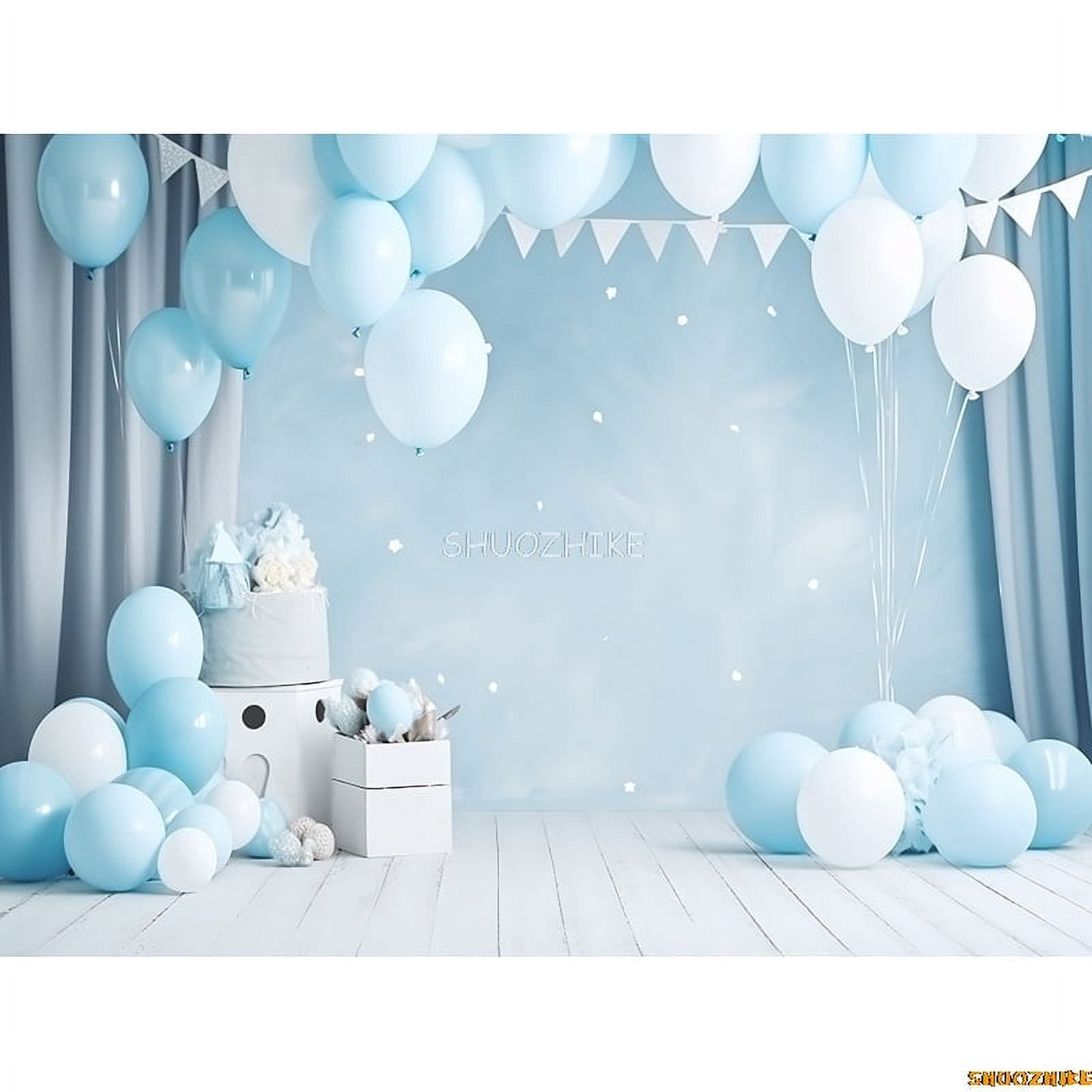 Baby Shower ration Birthday Party Photography Backdrops Props Balloons ...