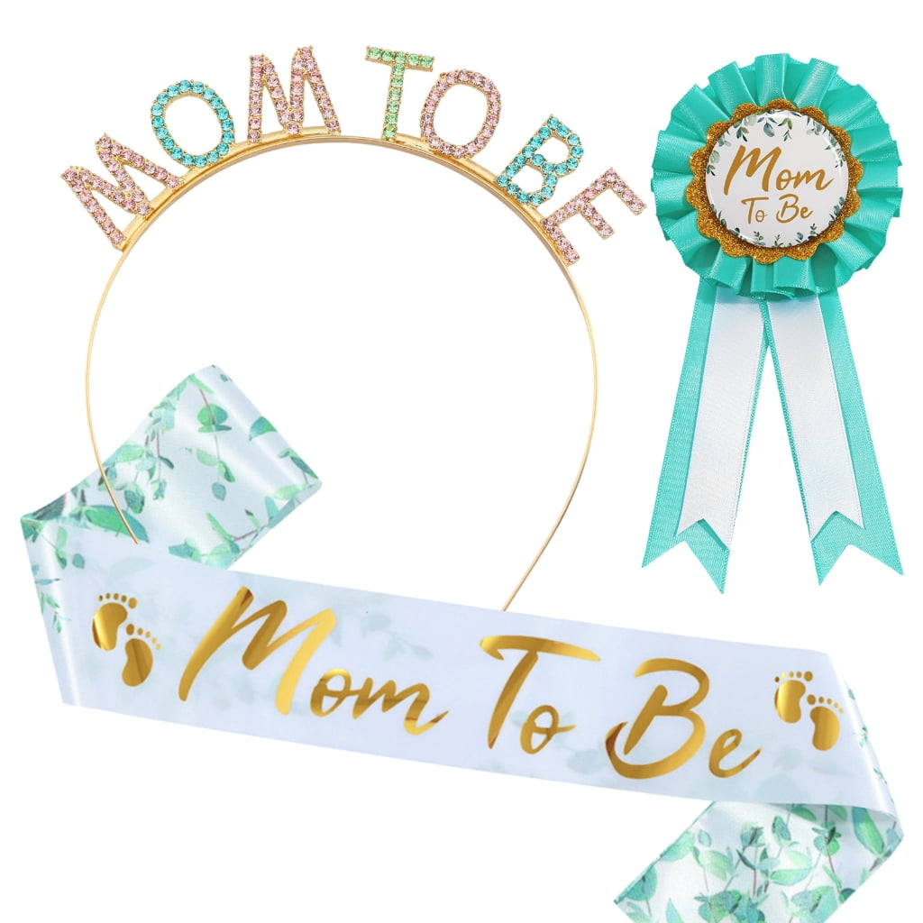 Baby Showers Sashes Party Decoration Mom To Be Sashes and Rhinestones ...