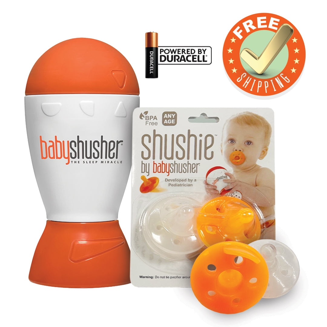 Walmart Baby Shusher & Silicone Shushie Pacifiers 2-Pack Bundle ...