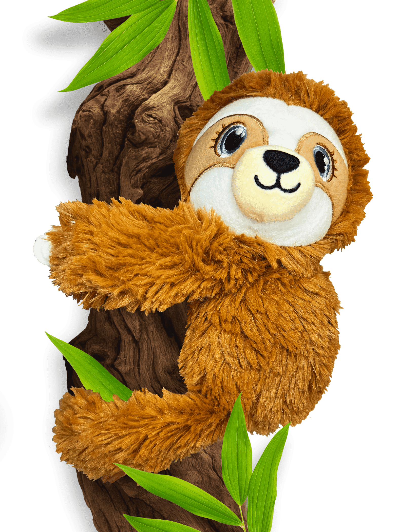 Baby Shusher Brown Sloth Calming Portable Plush Sleep Soother with ...