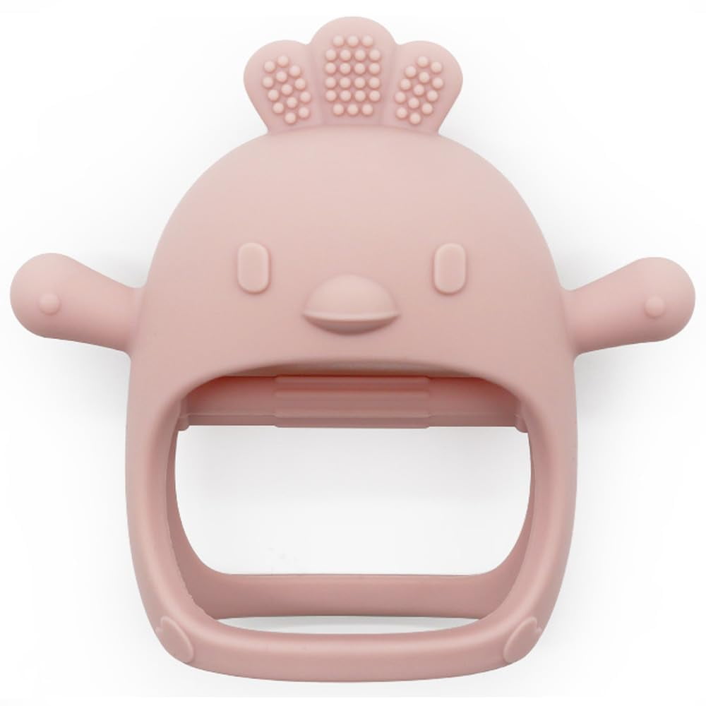 Baby Silicone Teether Toy, Teether for Babies 0-12 Months, BPA Free ...