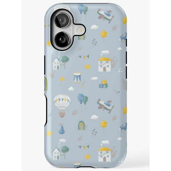 Baby Sky Soft Clouds Scene Phone Case for iPhone 11 12 13 14 15 16 17 ...