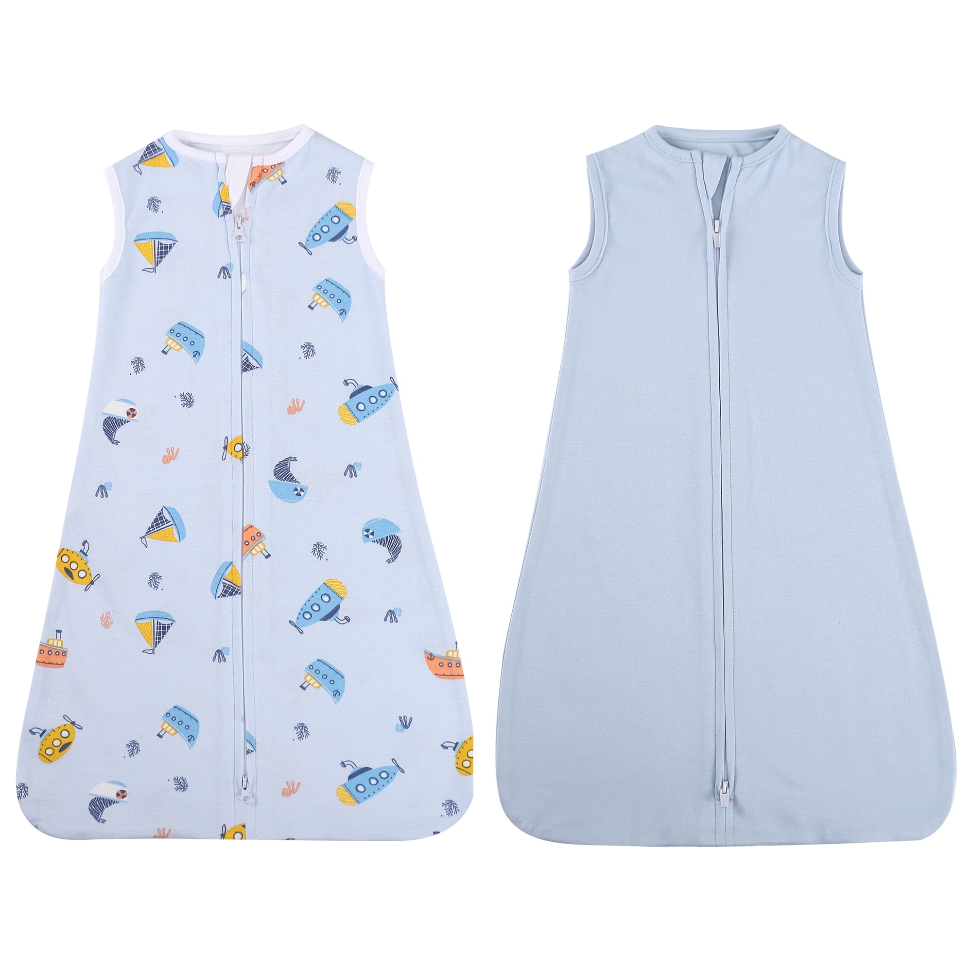 Baby Sleep Sack 0-3 Months, All Cotton Knitted 1.0 TOG Supersoft Sleep ...