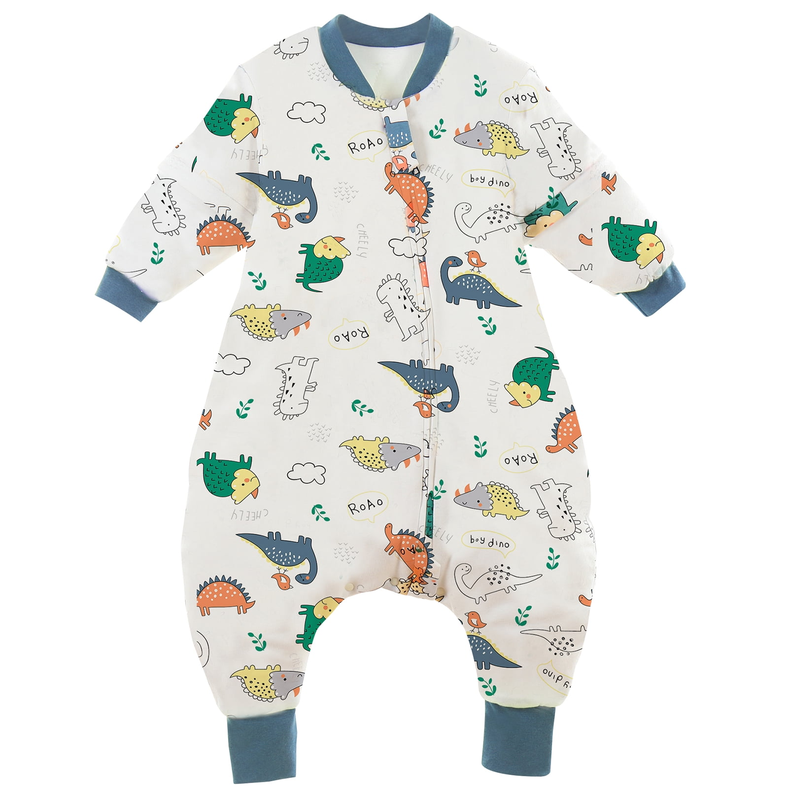Baby Sleeping Bag with Legs Cotton Coverall Pajamas Children Anti Kick ...