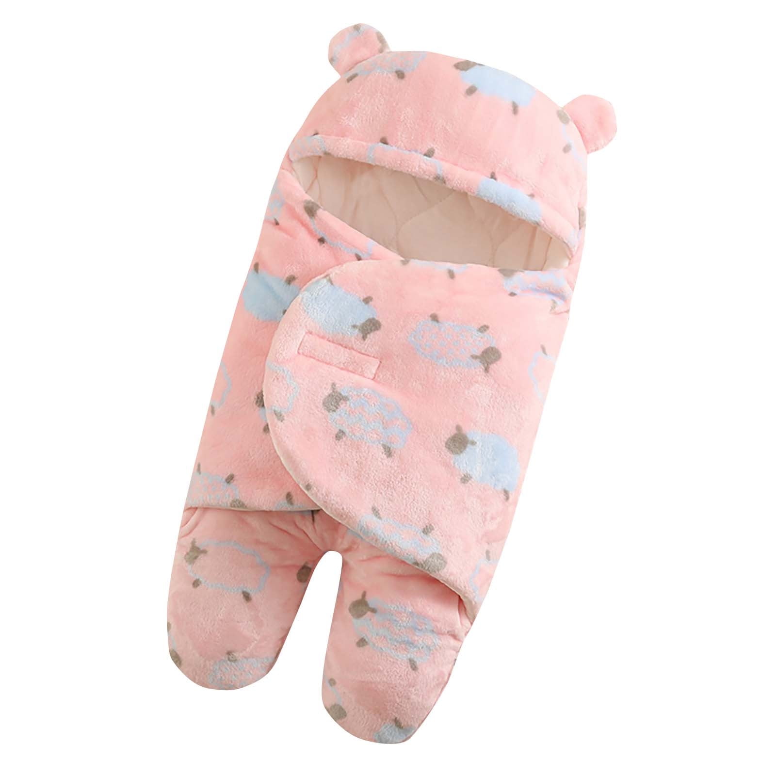 Baby Sleeping Bags Fleece Sherpa Sleep Sack Wrap Thicken Winter Warm ...