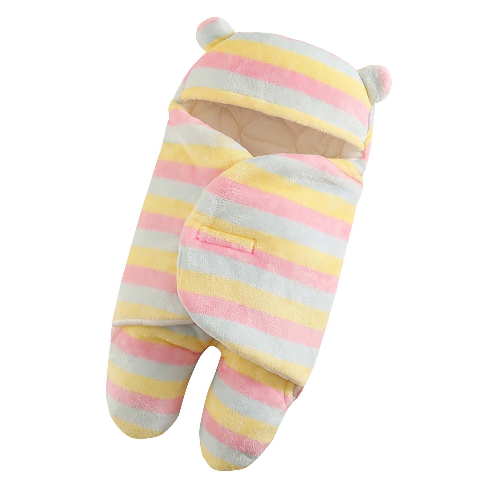 Baby Sleeping Bags Fleece Sherpa Sleep Sack Wrap Thicken Winter Warm ...