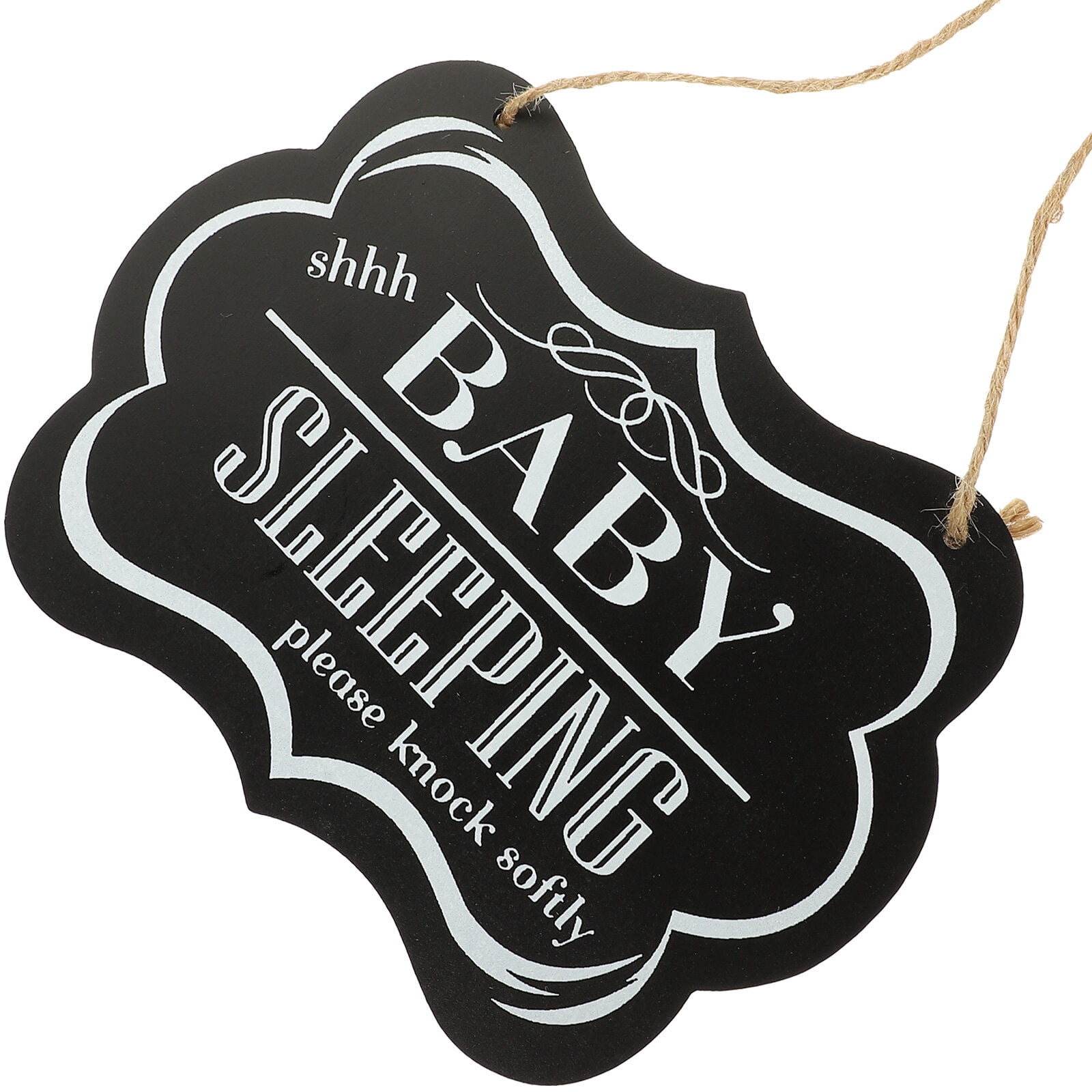Baby Sleeping Sign Decorative Cloud Shape Sign Plaque for Nursery Baby ...