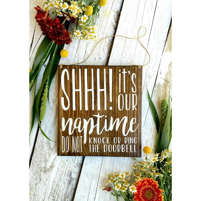 Baby Sleeping Sign, Baby Sleeping Door Sign, Nap Door Sign, Nap Sign ...