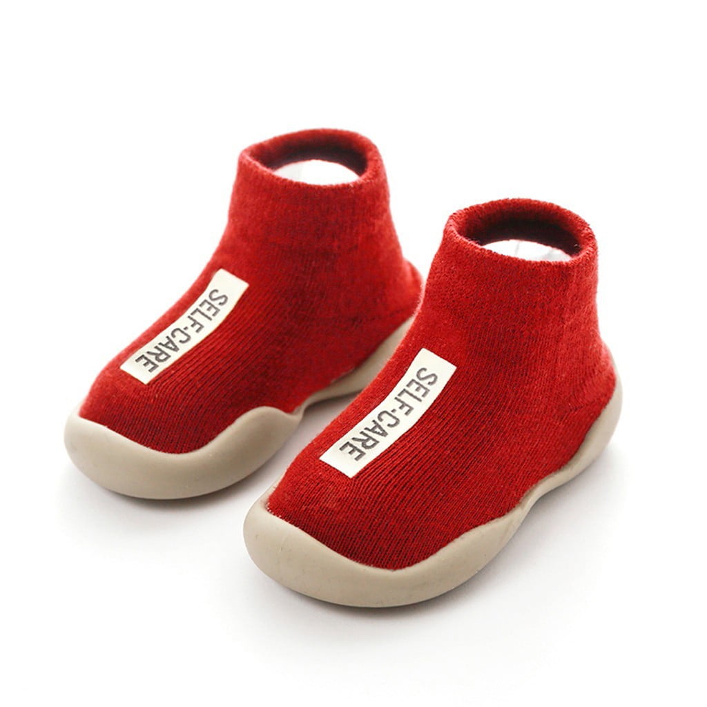 Baby Slipper Socks Anti Indoor Walking Sock Shoes Soft Sole Sneakers ...