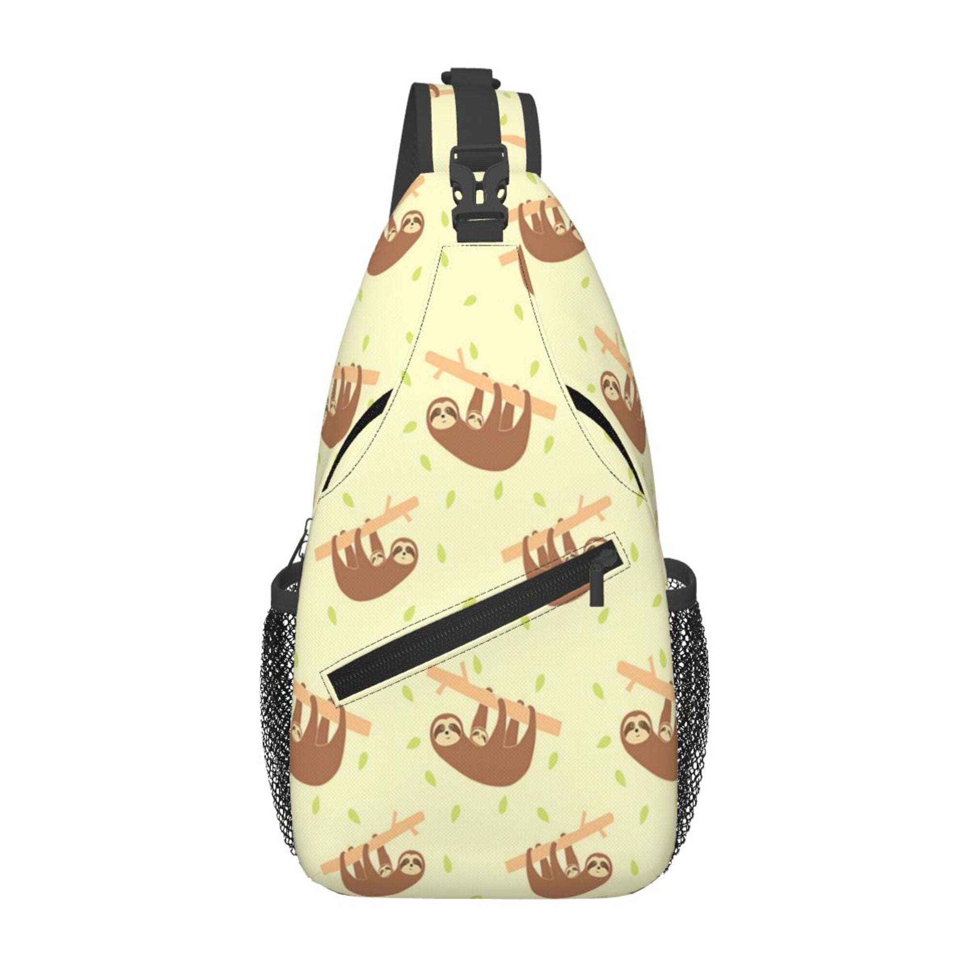Baby Sloth Animal Sling Bag Crossbody Chest Backpack For Women Men ...