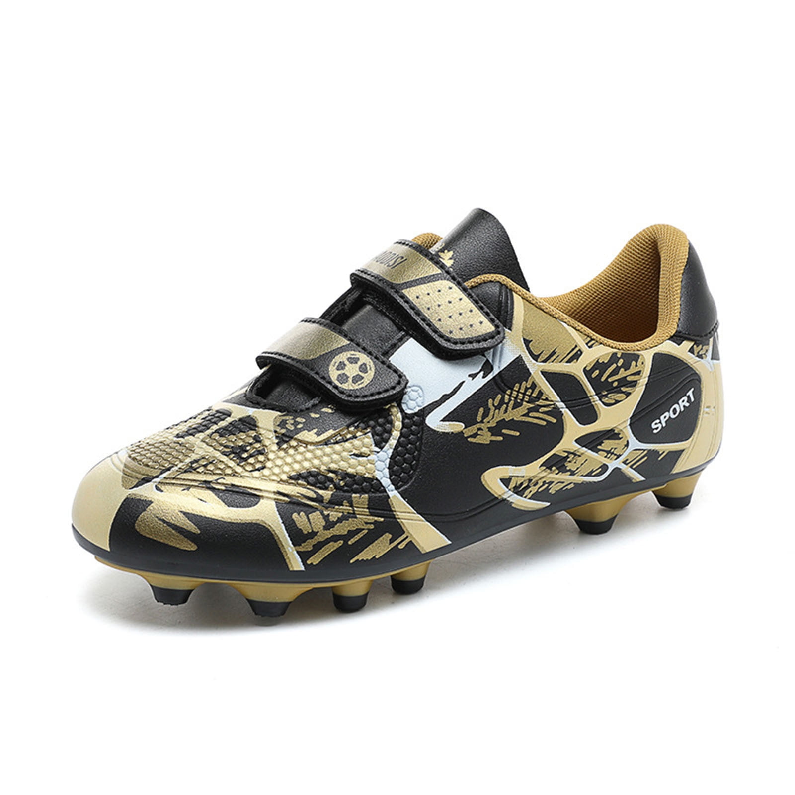 Baby Sneakers Kids Soccer Cleats Genuine Leather Upper with Sticky ...