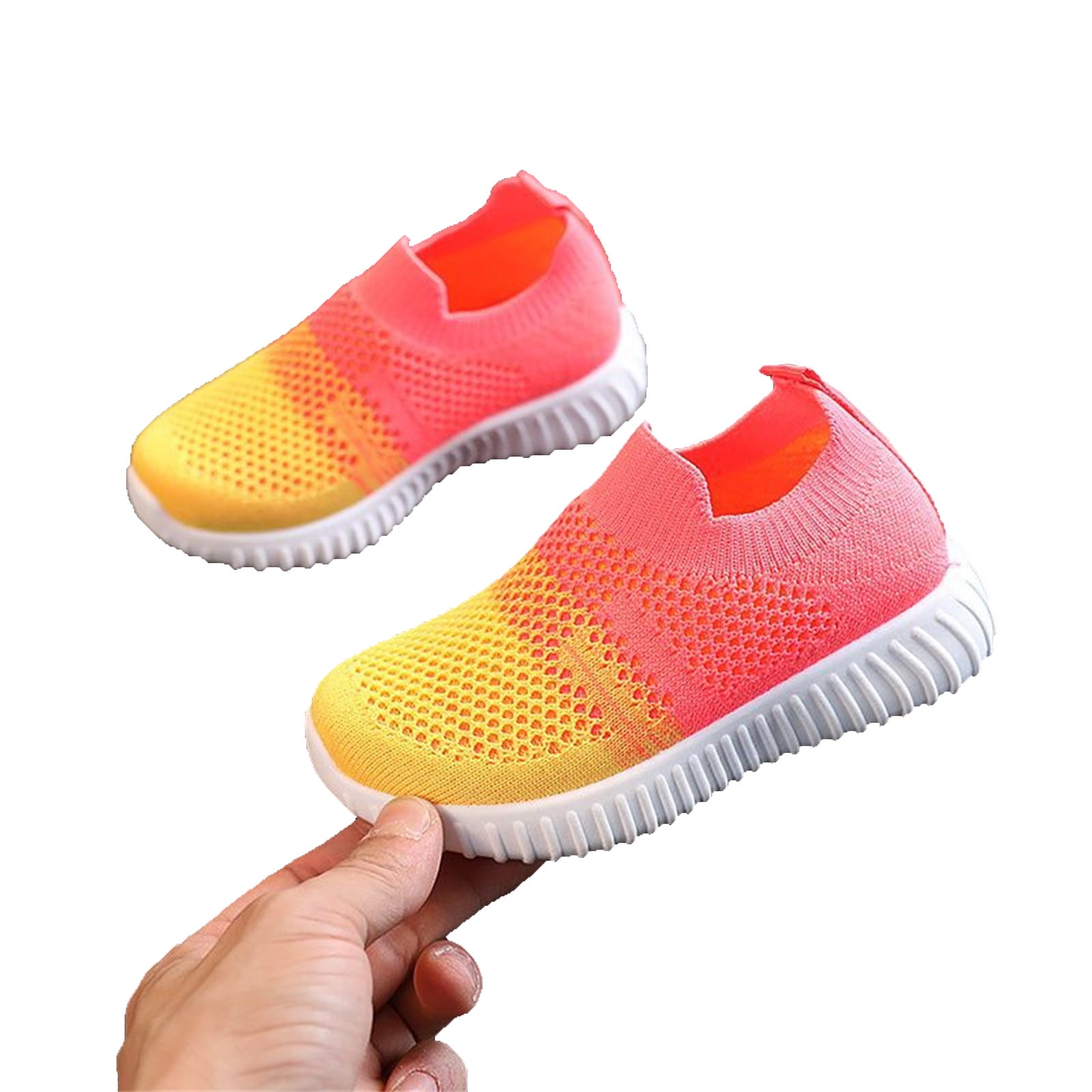 Baby Sneakers On Toddler Sneaker Lightweight Breathable Walking Shoes ...