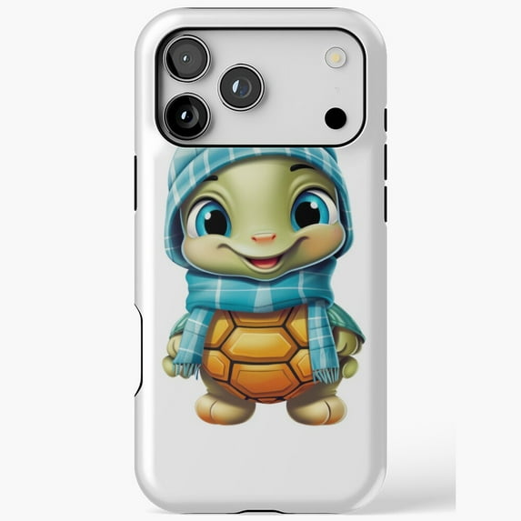 Baby Snow Turtle Cute Cartoon Winter Animal Phone Case for iPhone 11 ...
