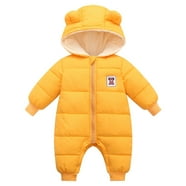 Youmylove Outerwear Romper Coat Warm Baby Jacket Snowsuit Girls Hooded Jumpsuit Girls Coat ...