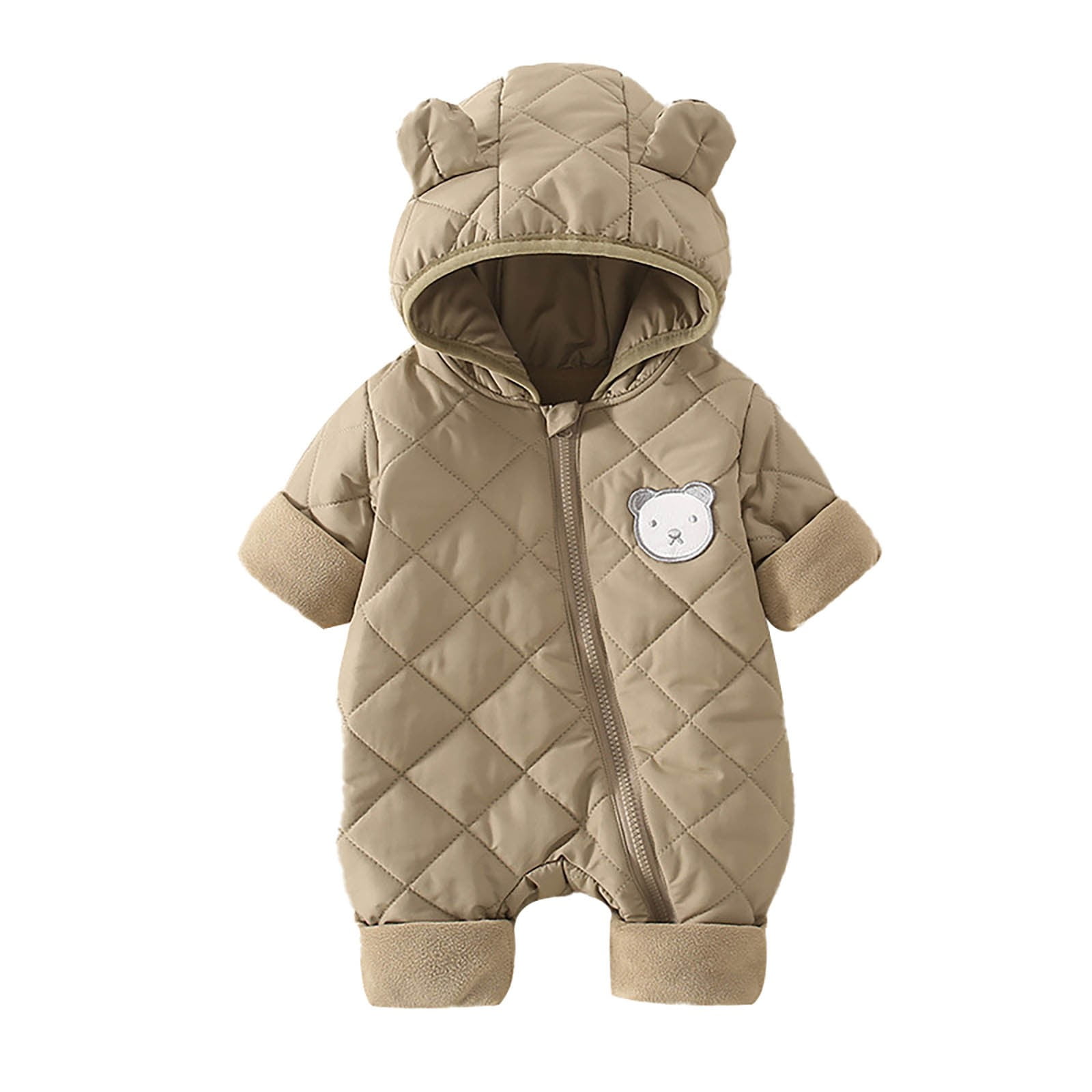 Baby Snowsuit Jumpsuit ,Toddler Thicken Hooded Coat Jacket,Boys Snow ...
