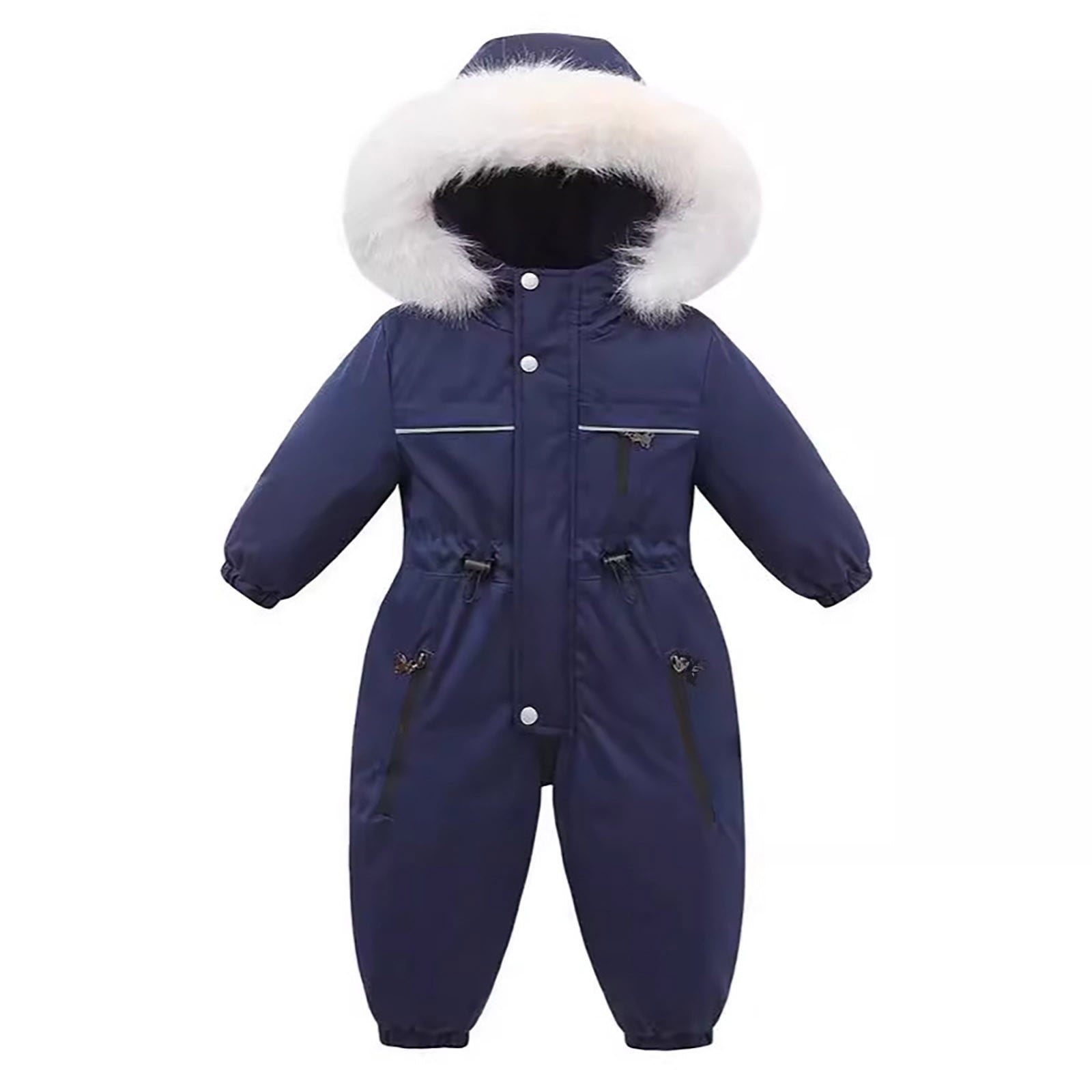 Baby Snowsuit Toddler Girls Snow Suit Waterproof Coats Jumpsuits Warm ...