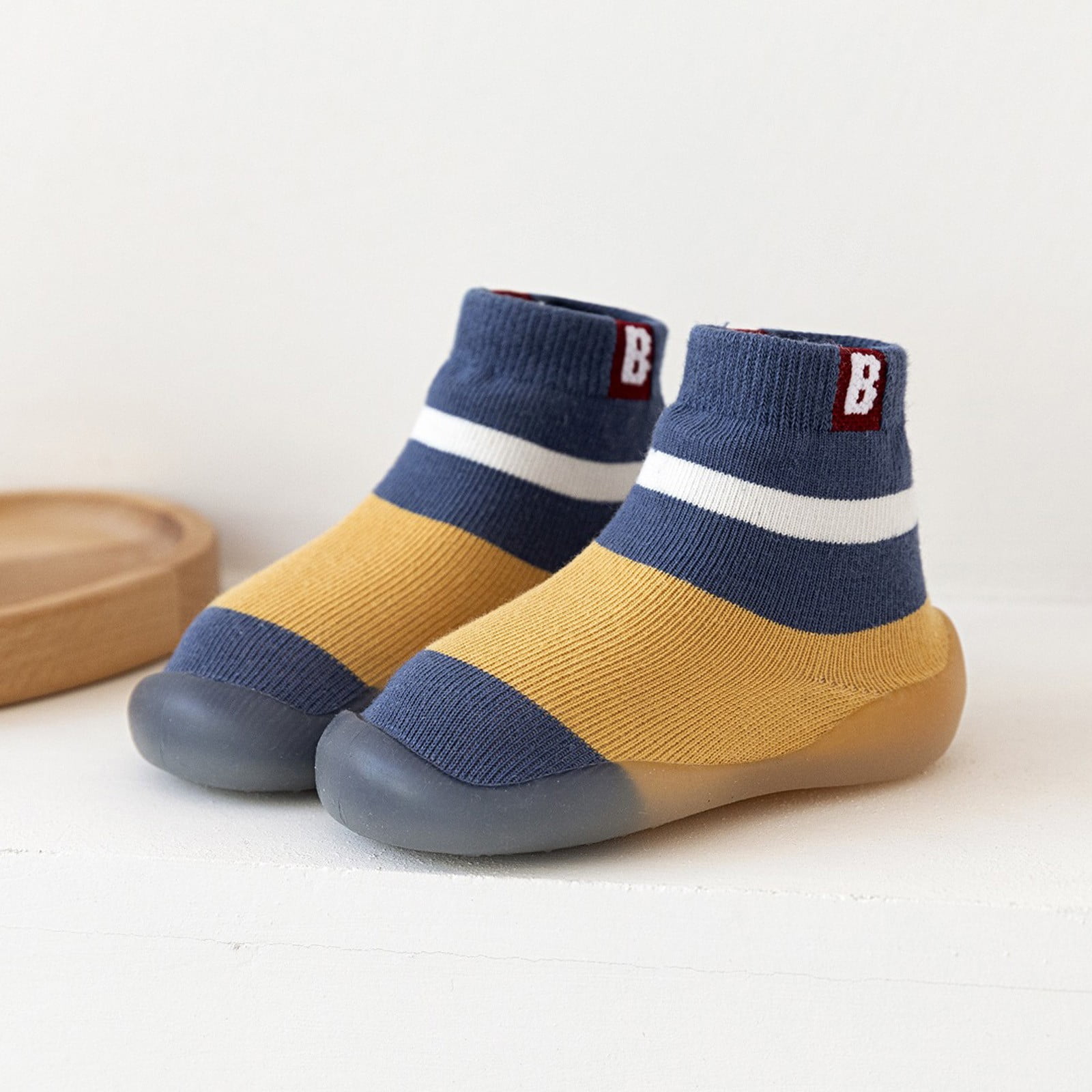Baby Sock Shoes Baby Walking Shoes Non Skid Indoor Slipper Cotton Socks Shoes Baby Boys Girls ...