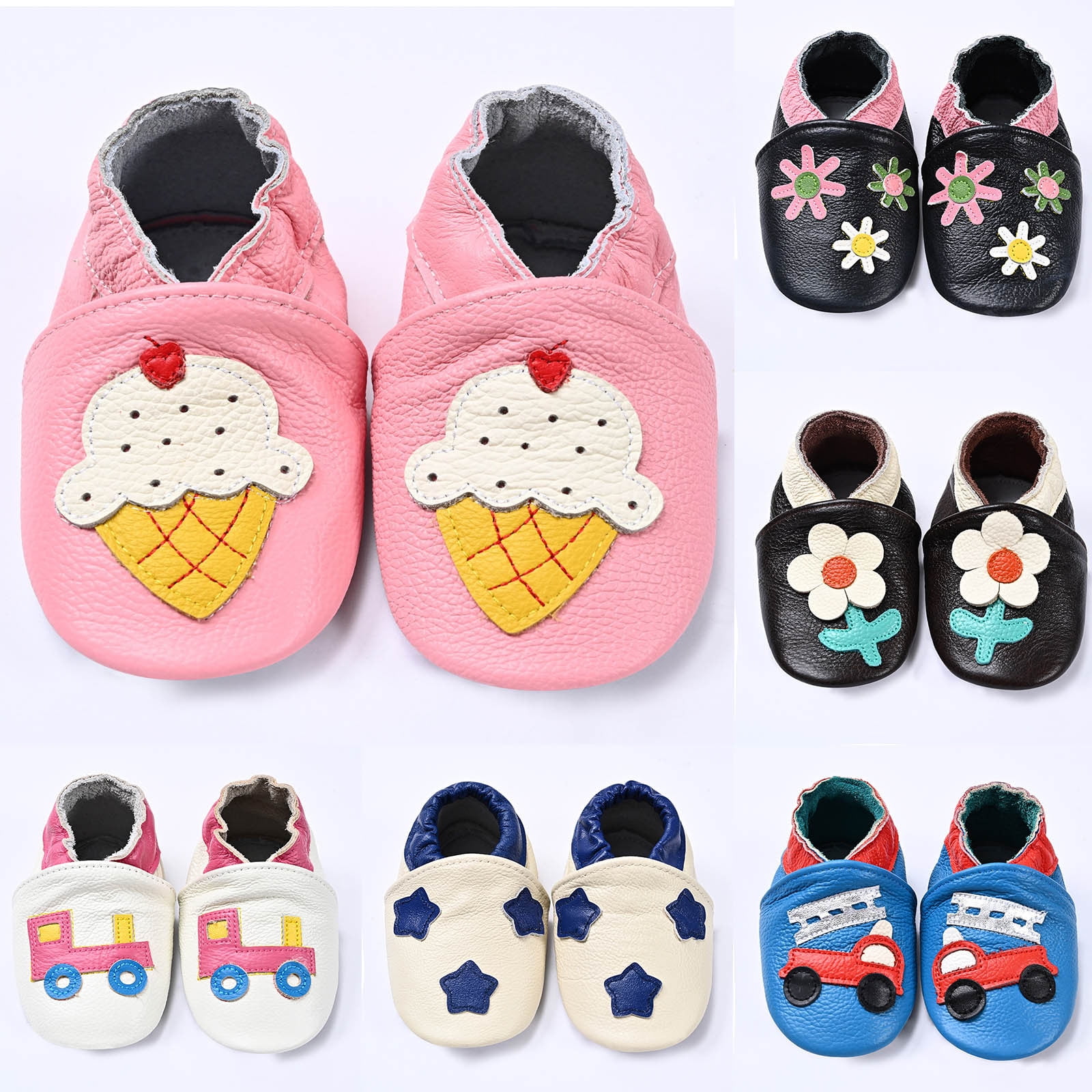 Baby Sock Shoes Ice Cream Cartoon Lightweight Breathable Mesh Sneakers ...