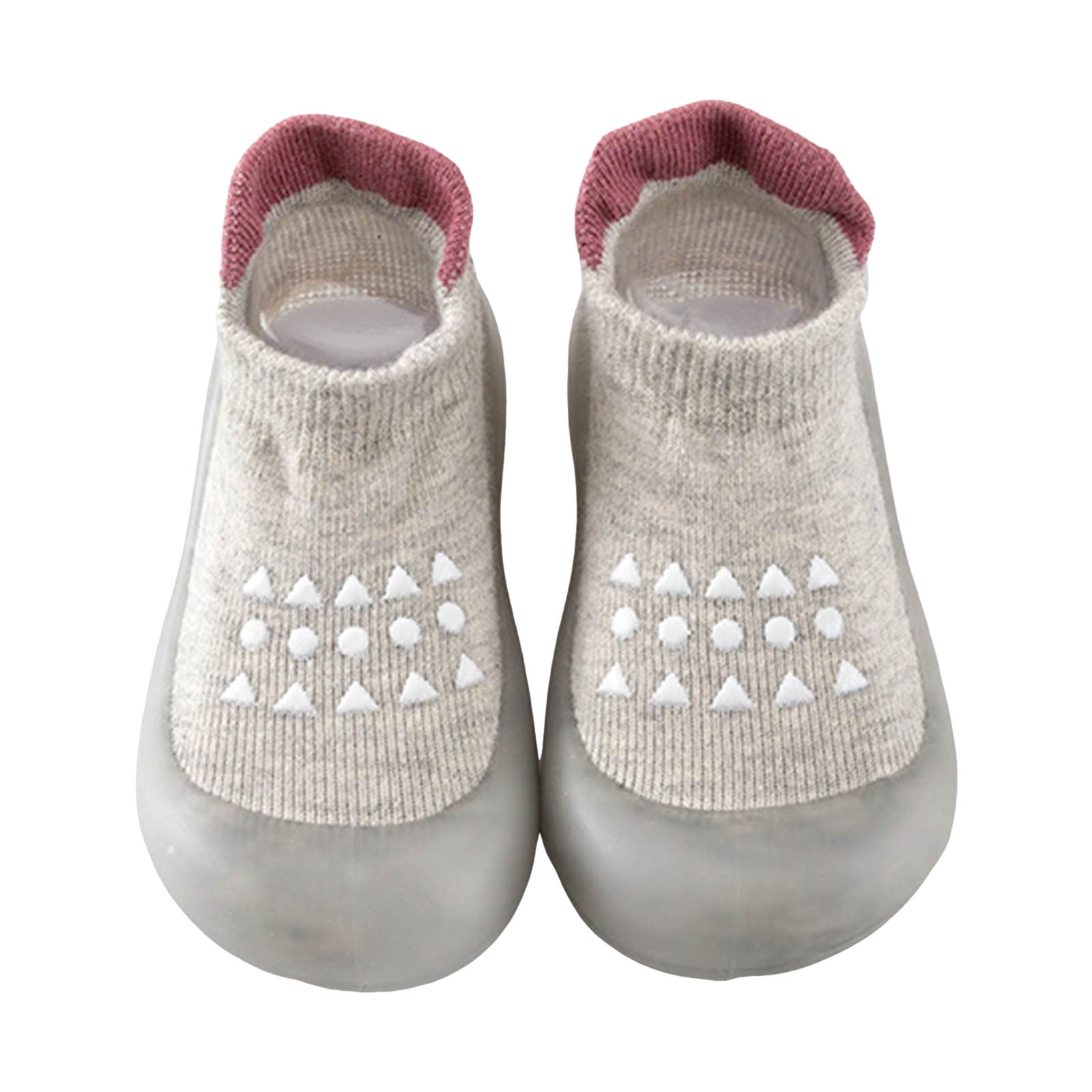 Baby Sock Shoes Toddler Infant Non Slip Walking Shoes Indoor Home Floor ...