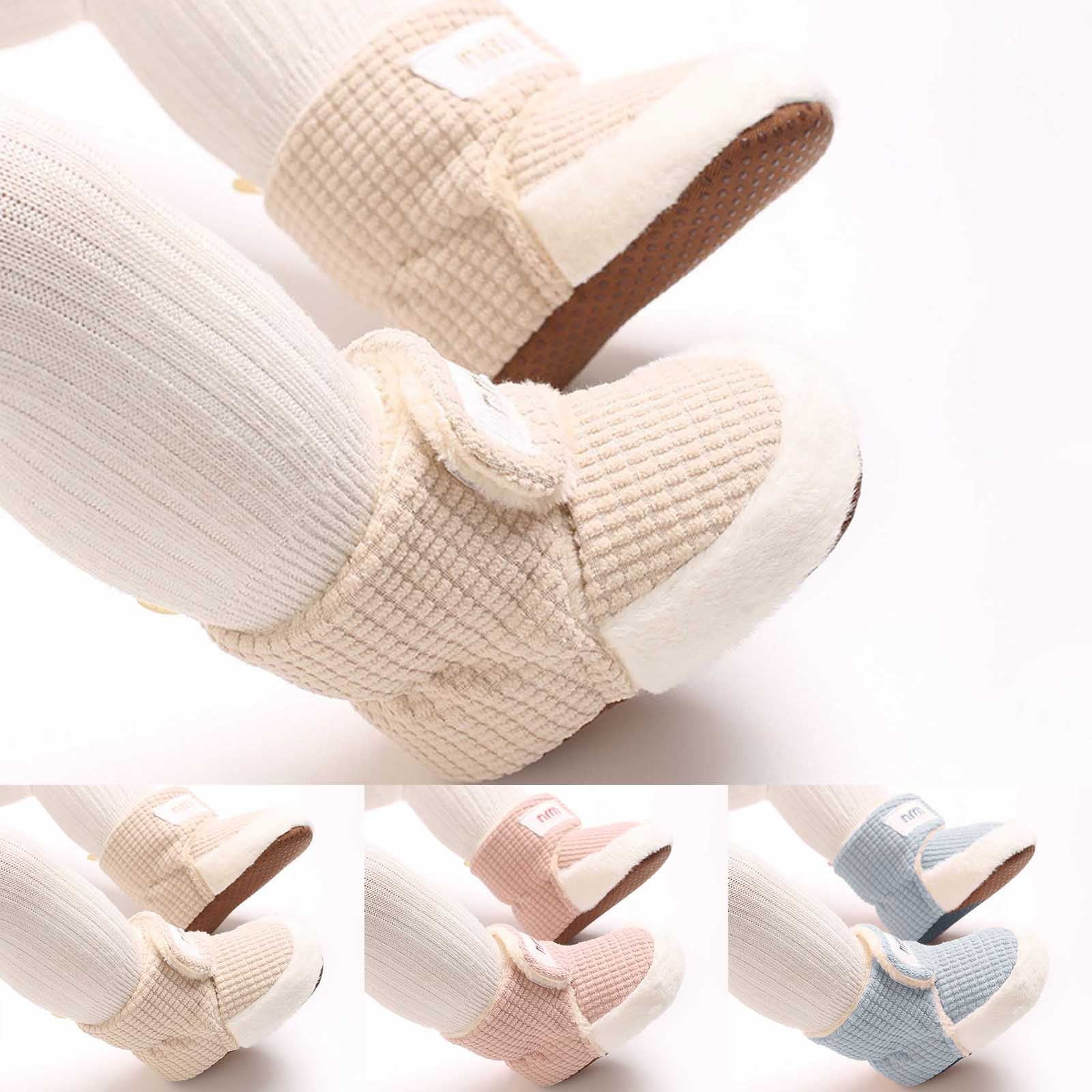 Baby Socks Shoes Toddler Wide Toe Non-Slip Slippers Infant Walking Shoe ...