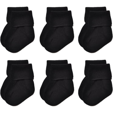 Gerber Newborn Boy or Girl Unisex Wiggle-Proof Ankle Bootie Socks, 6 ...