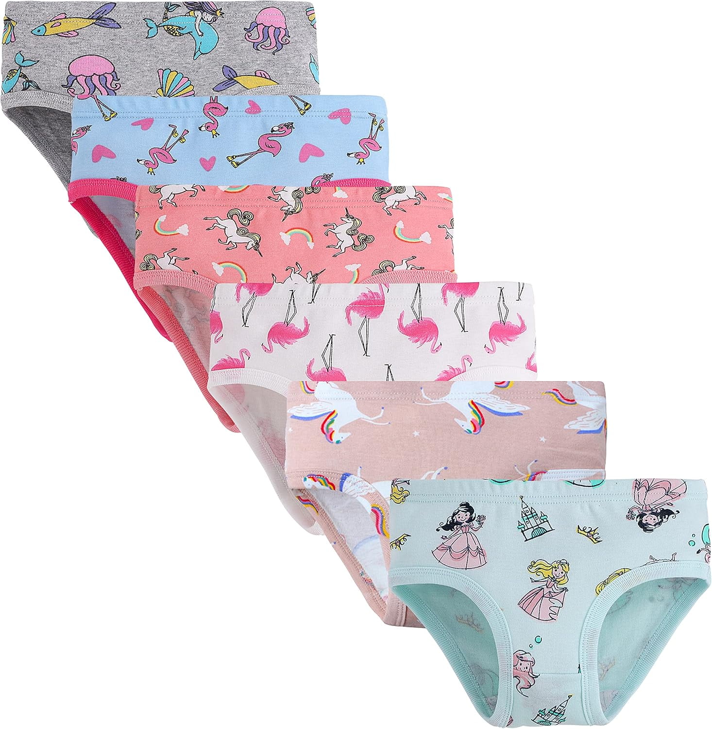 Baby Soft Cotton Underwear Little Girls Briefs Children Toddler Undies ...