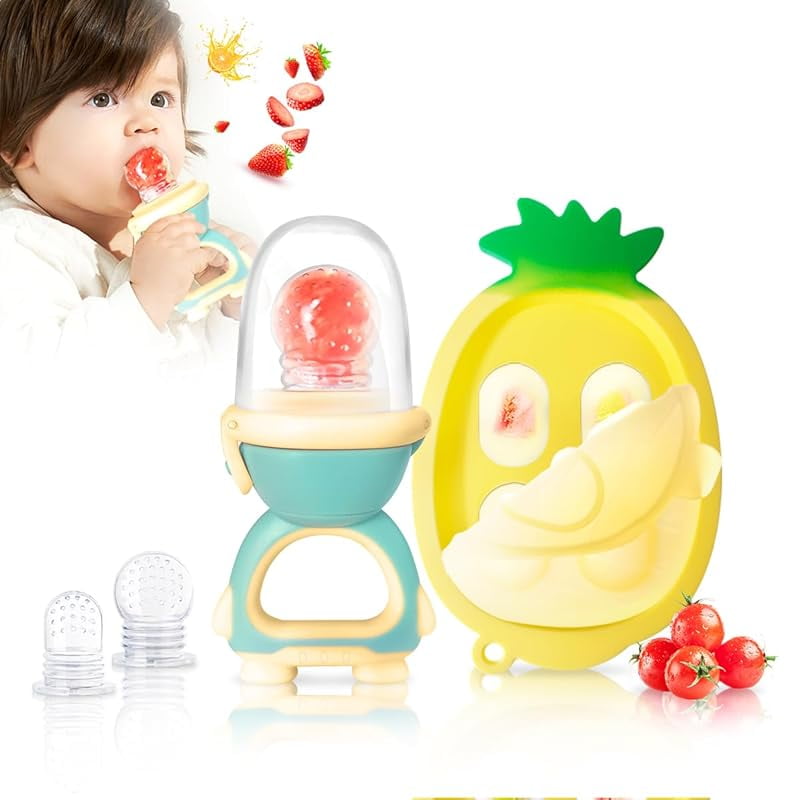 Baby Solids\/Frozen Fruit Feeder Pacifier, Infant Teether Toy 4M+, BPA ...