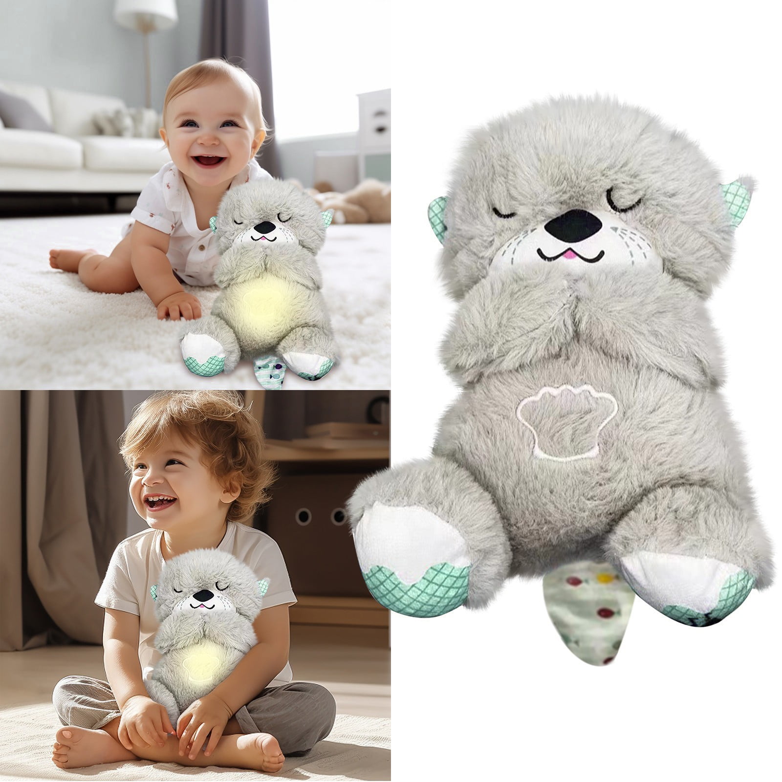 Baby Sound Machine Soothes Portable Plush Baby Toys With Sensory ...