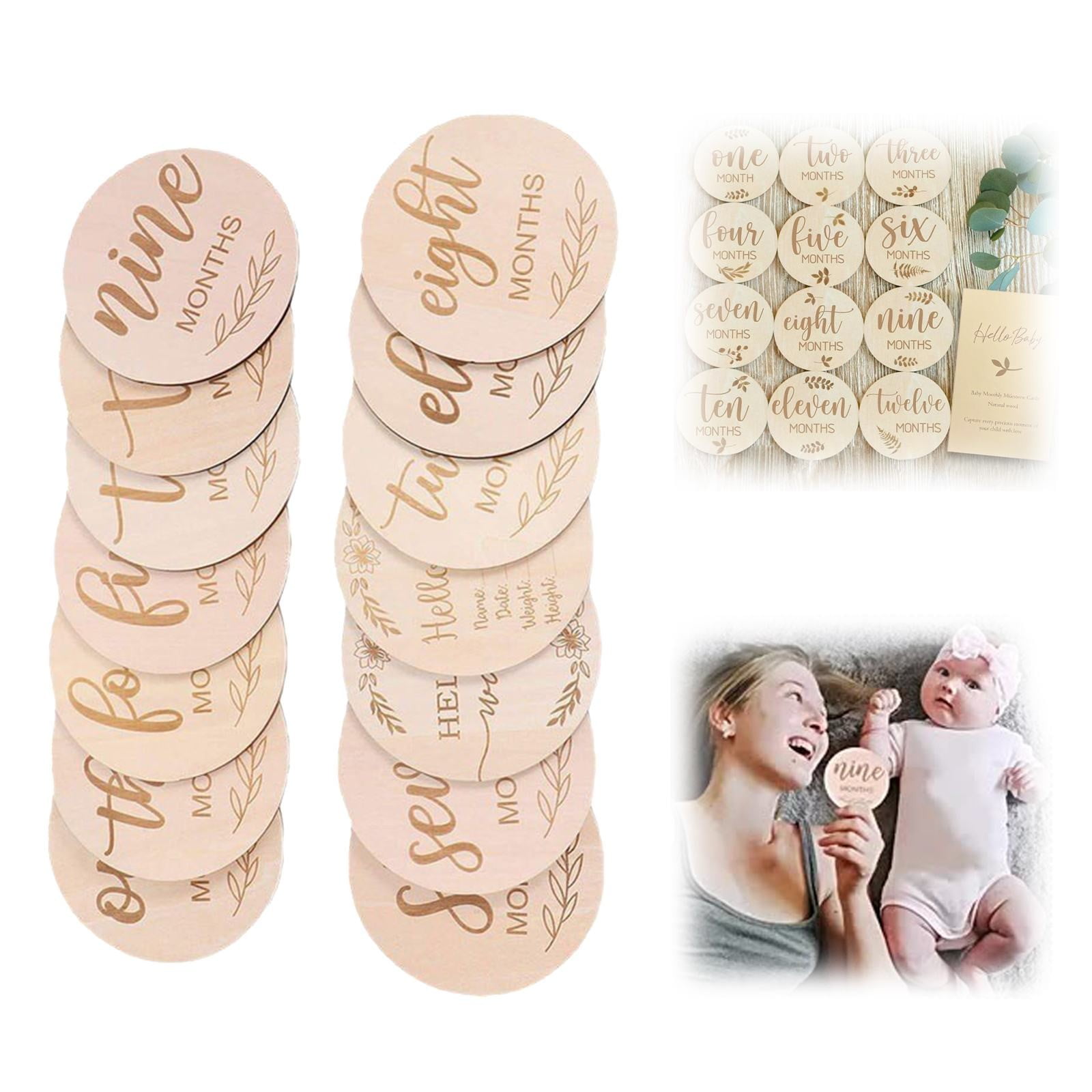 Baby Souvenirs Engraved Cards Props High End Wooden Handicrafts ...