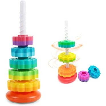 Shop Fisher-Price Sensory Rock-A-Stack Roly-Poly Stacking Toy with Fine ...