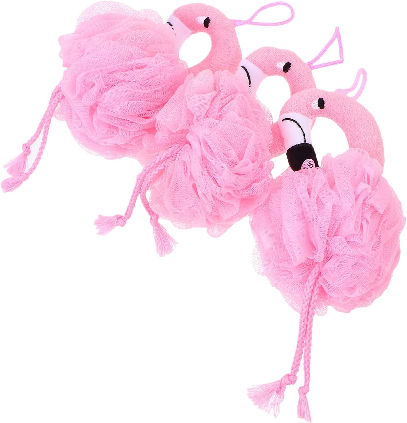 Baby Sponge 3pcs Bath Sponge Loofahs Cartoon Flamingo Sponge Body ...