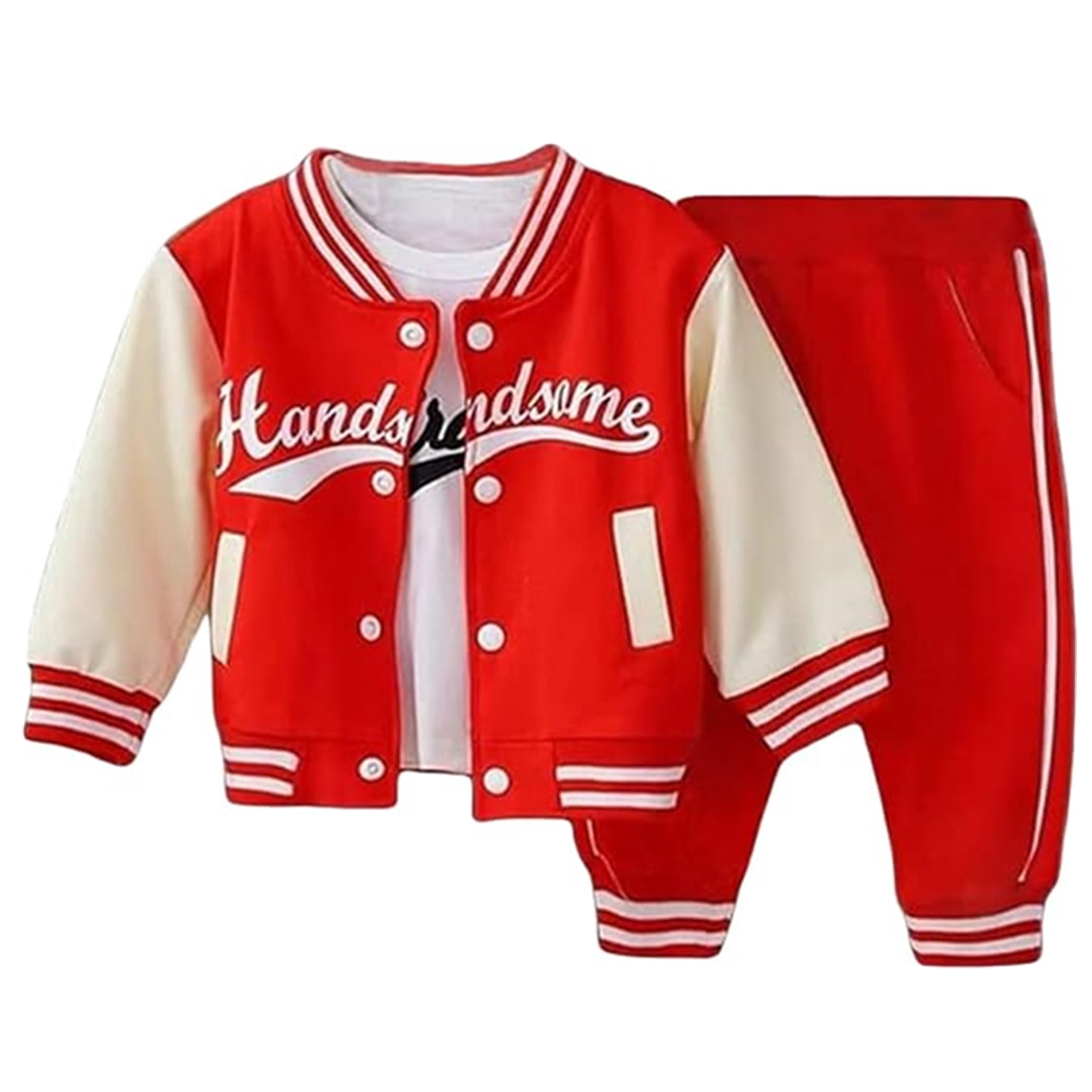 Baby Sports outfit clothes for boys girls Baseball jacket+T shirt+pant ...