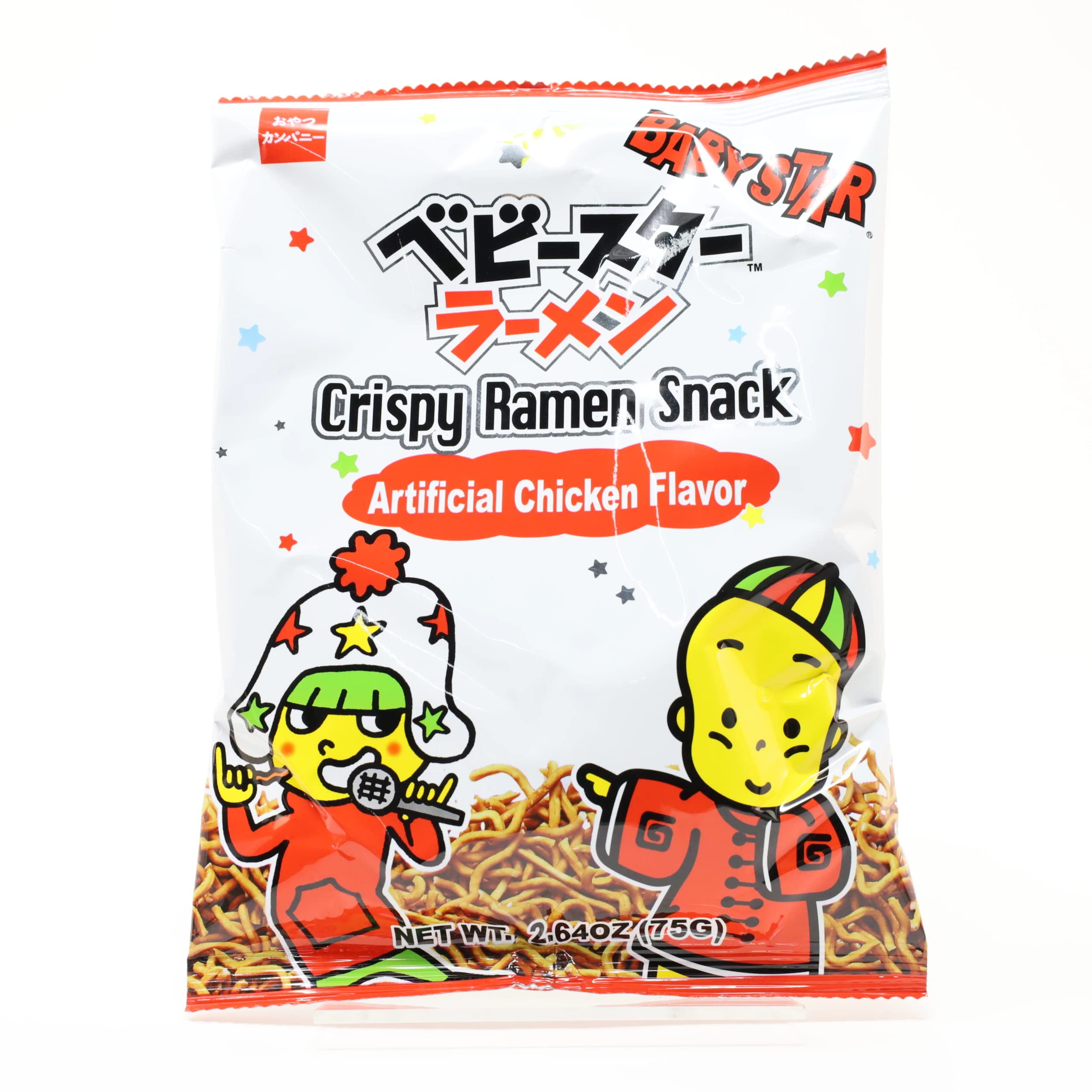 Baby Star Crispy Ramen XEF1 Snack Pack of 5 (Chicken Flavor 2.64oz ...