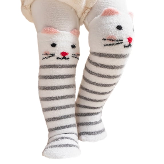 Baby Striped Long Stockings Warm Socks for Winter Autumn Stylish ...