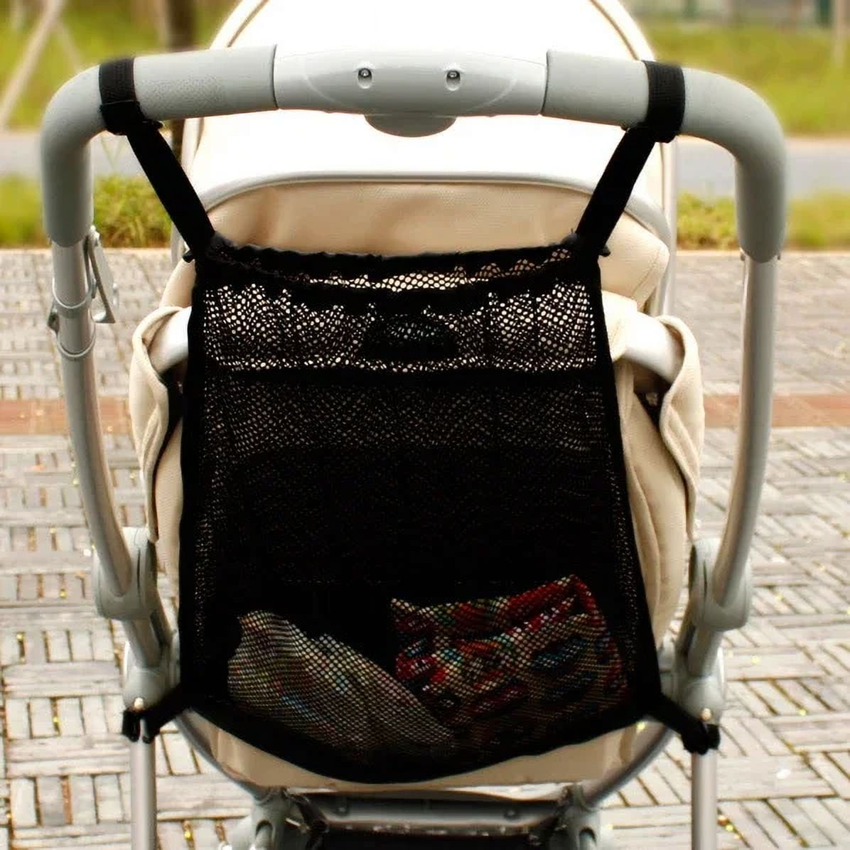 Baby Stroller Bag Hanging Net Bags Portable Large Capacity Pram Storage ...