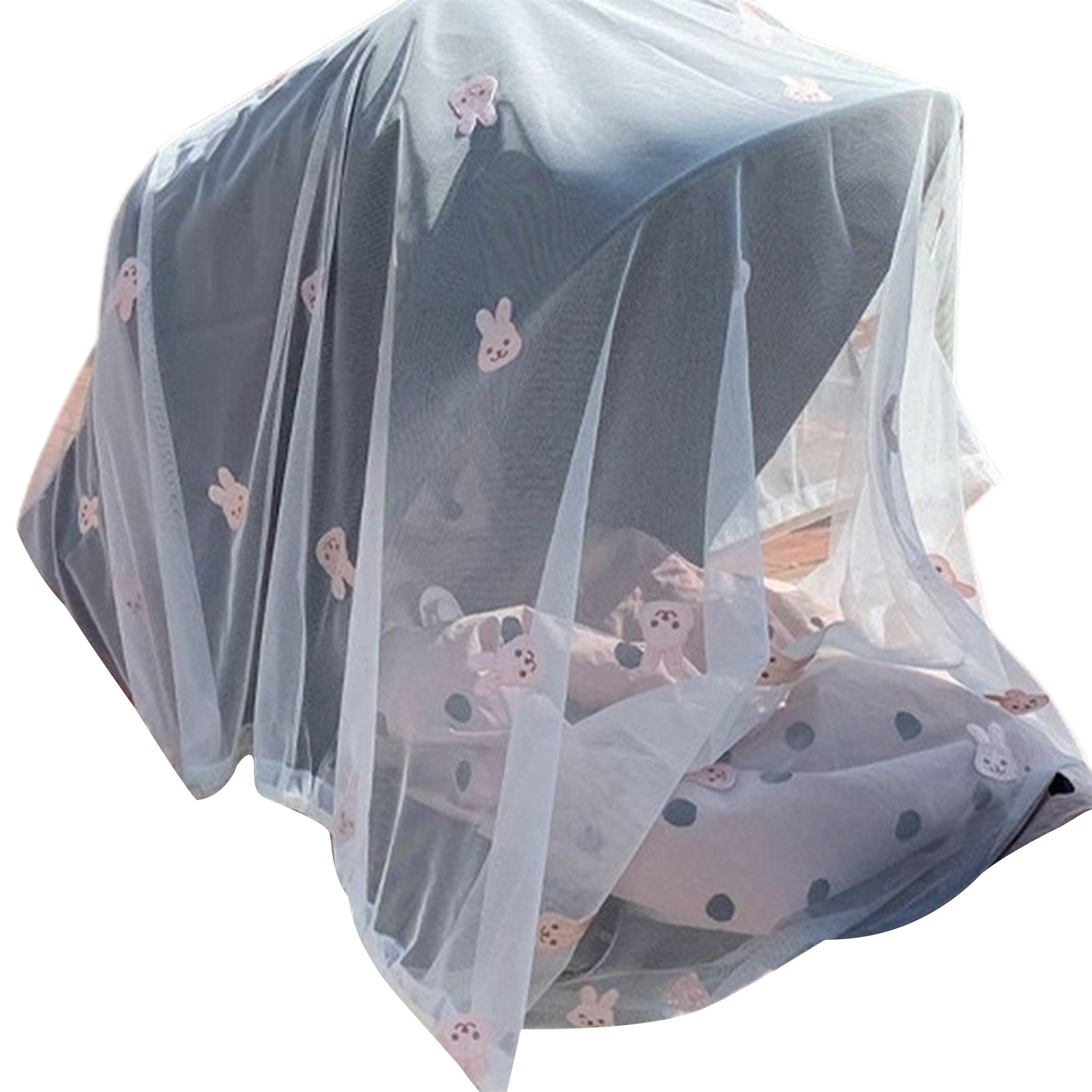 Baby Stroller Mosquito Net Cover Breathable Mesh Mosquitoes Net Cartoon ...