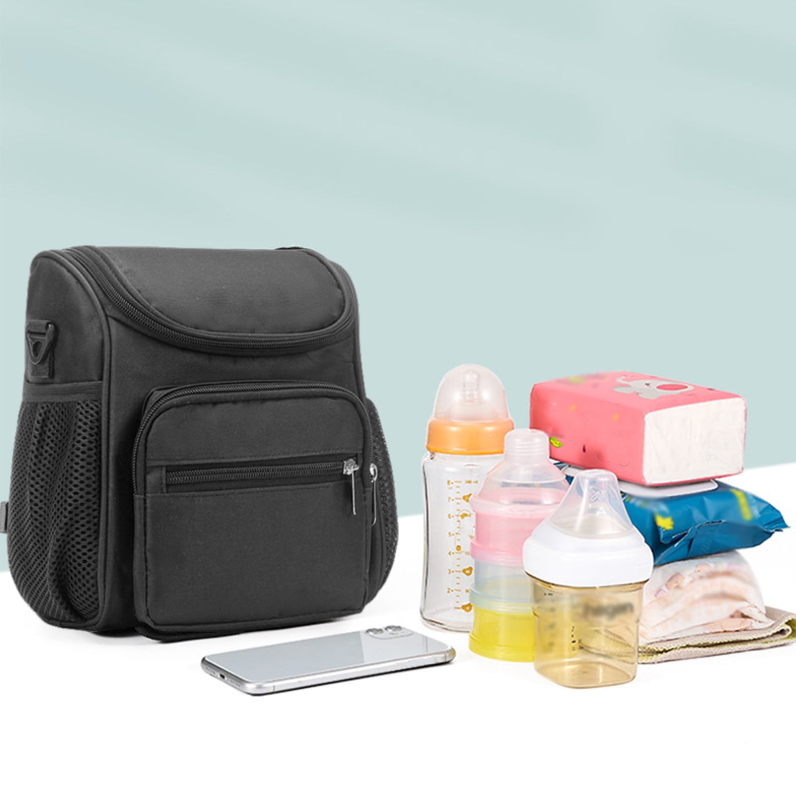 Baby Stroller Storage Organizer - Stroller Accessories Bag Large Space ...