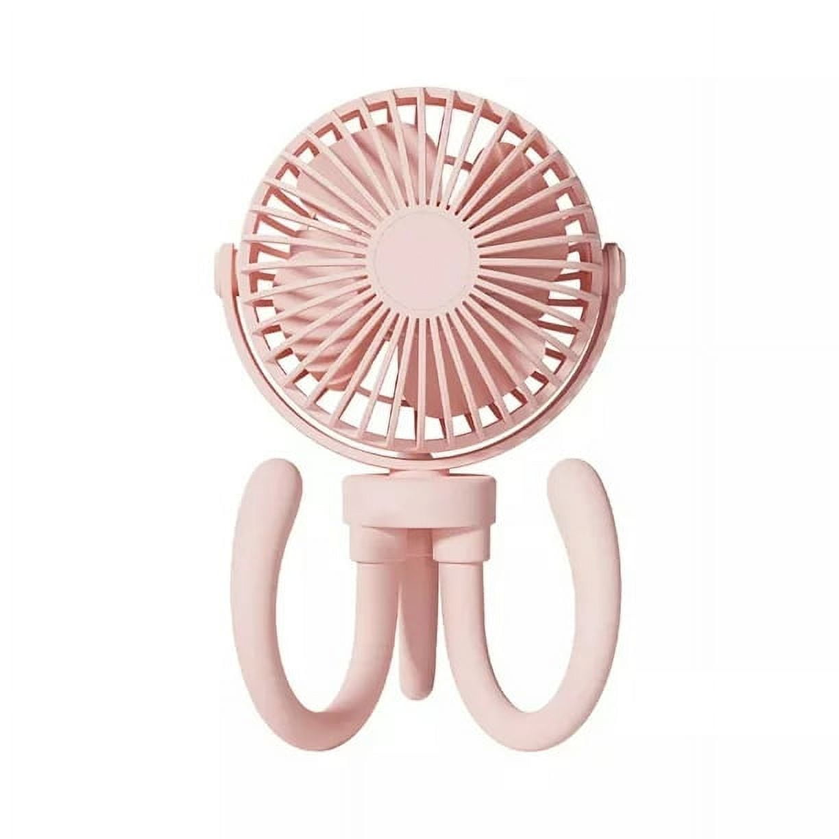 Baby Stroller Winding Fan Portable Hand Fan Usb Small Summer Mute Mini ...