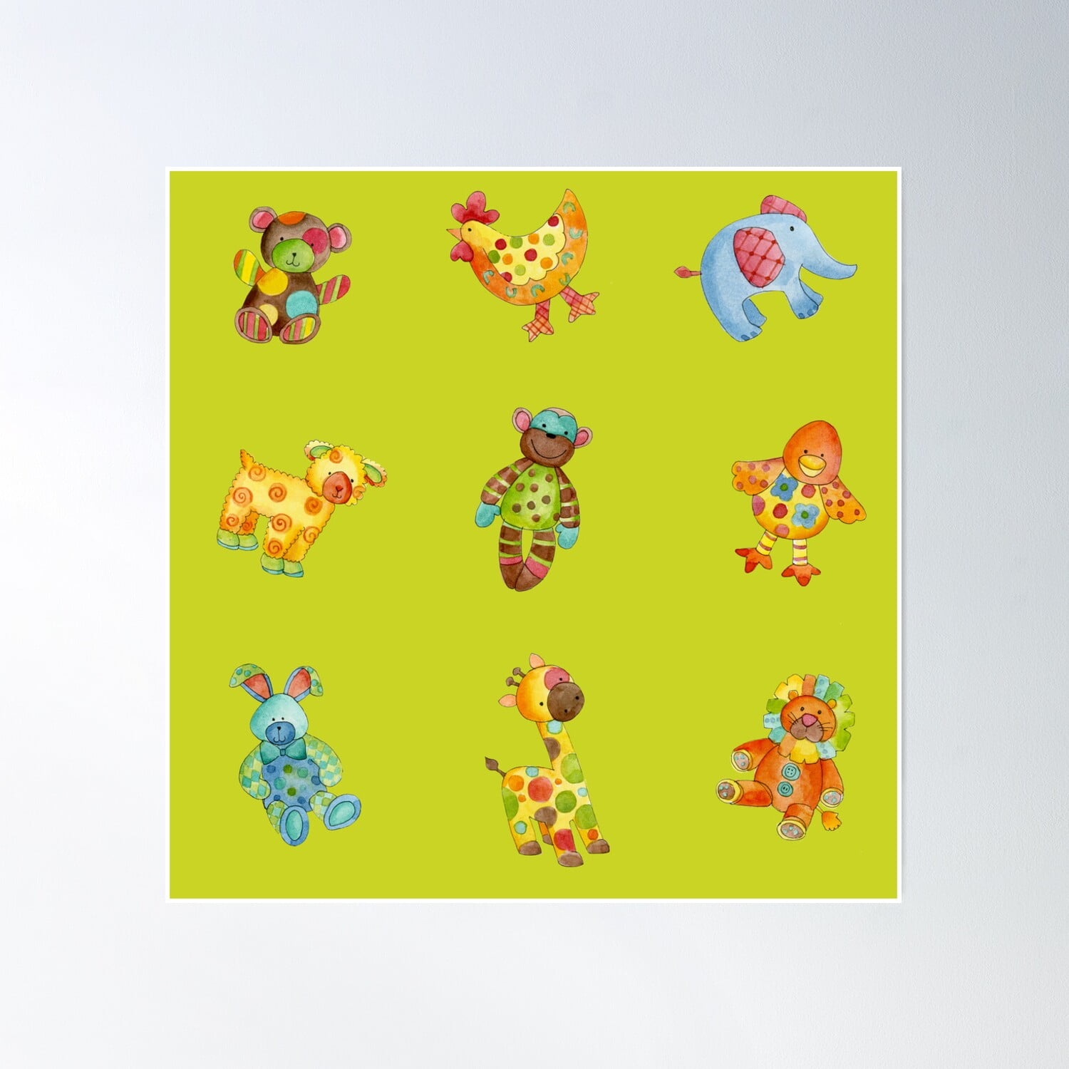 Baby Stuffed Animals Featuring Chicken, Elephants And Teddy Bears ...