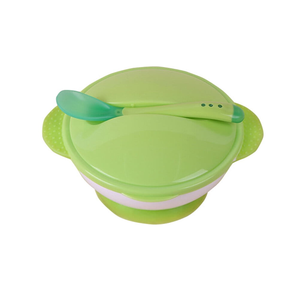 Baby Sucker Bowl And Spoon Non-slip Defence Fall Baby Bowl Suit Infant ...