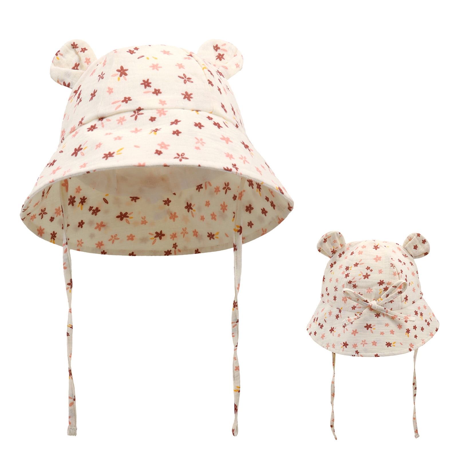 Baby Summer Cotton Sun Hat Infant Boys Girls UV Protection Outdoor ...