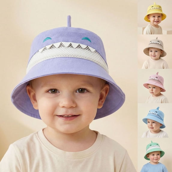 Baby Sun Hat Adjustable Comfortable Casual Wide Brim Hats Regular Fit ...