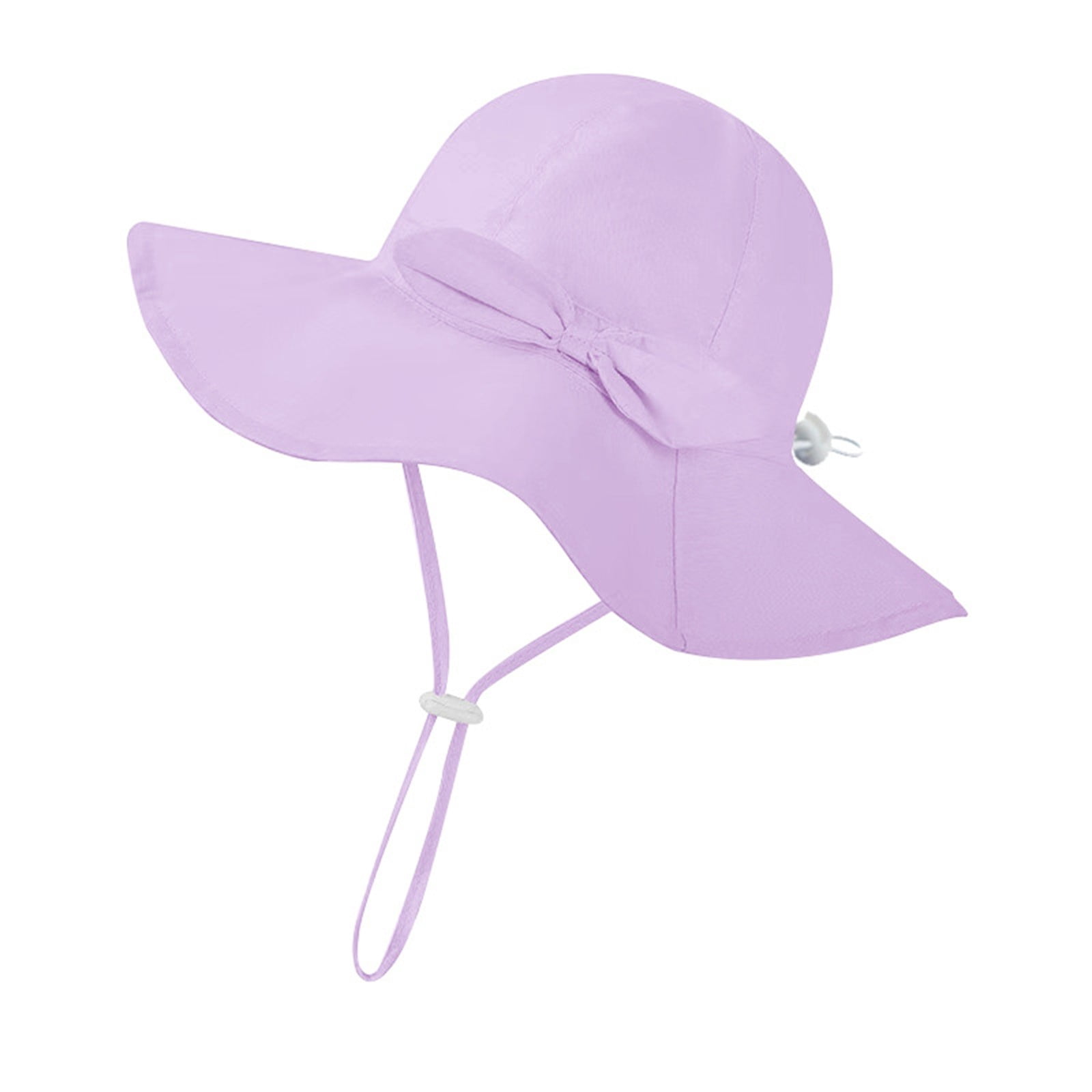 Baby Sun Hat Adjustable Wide Brim Fisherman Hat for Toddlers Kids ...