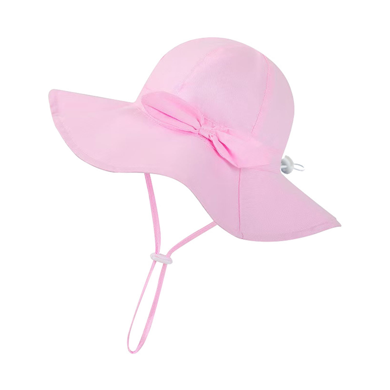 Baby Sun Hat Bonnet Adjustable Outdoor Beach Wide Brimmed Bucket Hat ...