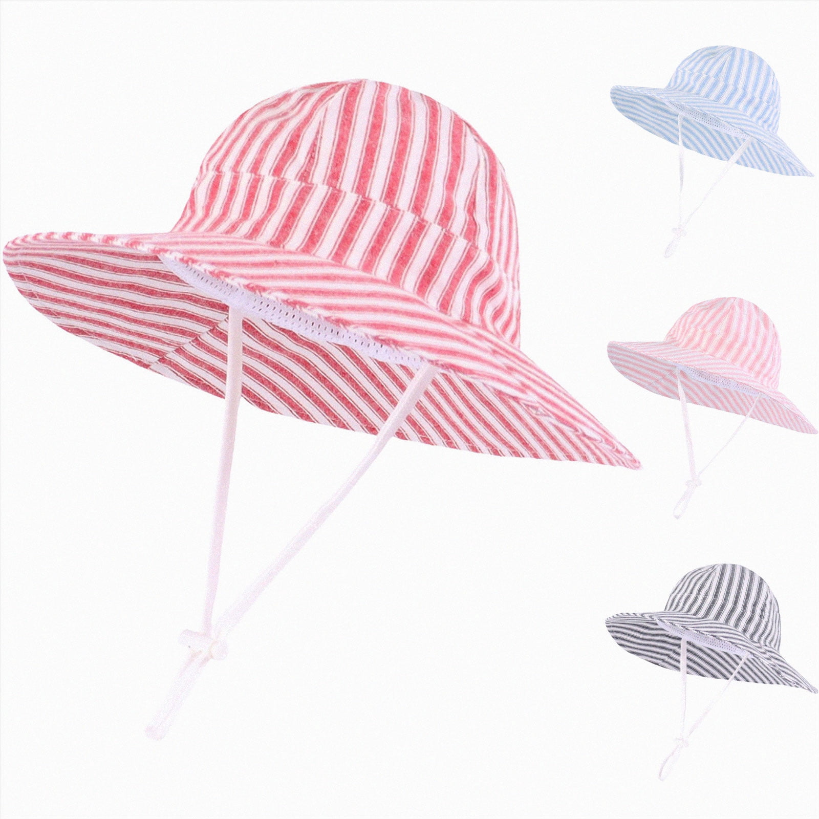 Baby Sun Hat Kids Summer UPF 50+ Toddler Bucket Hat Wide Brim ...