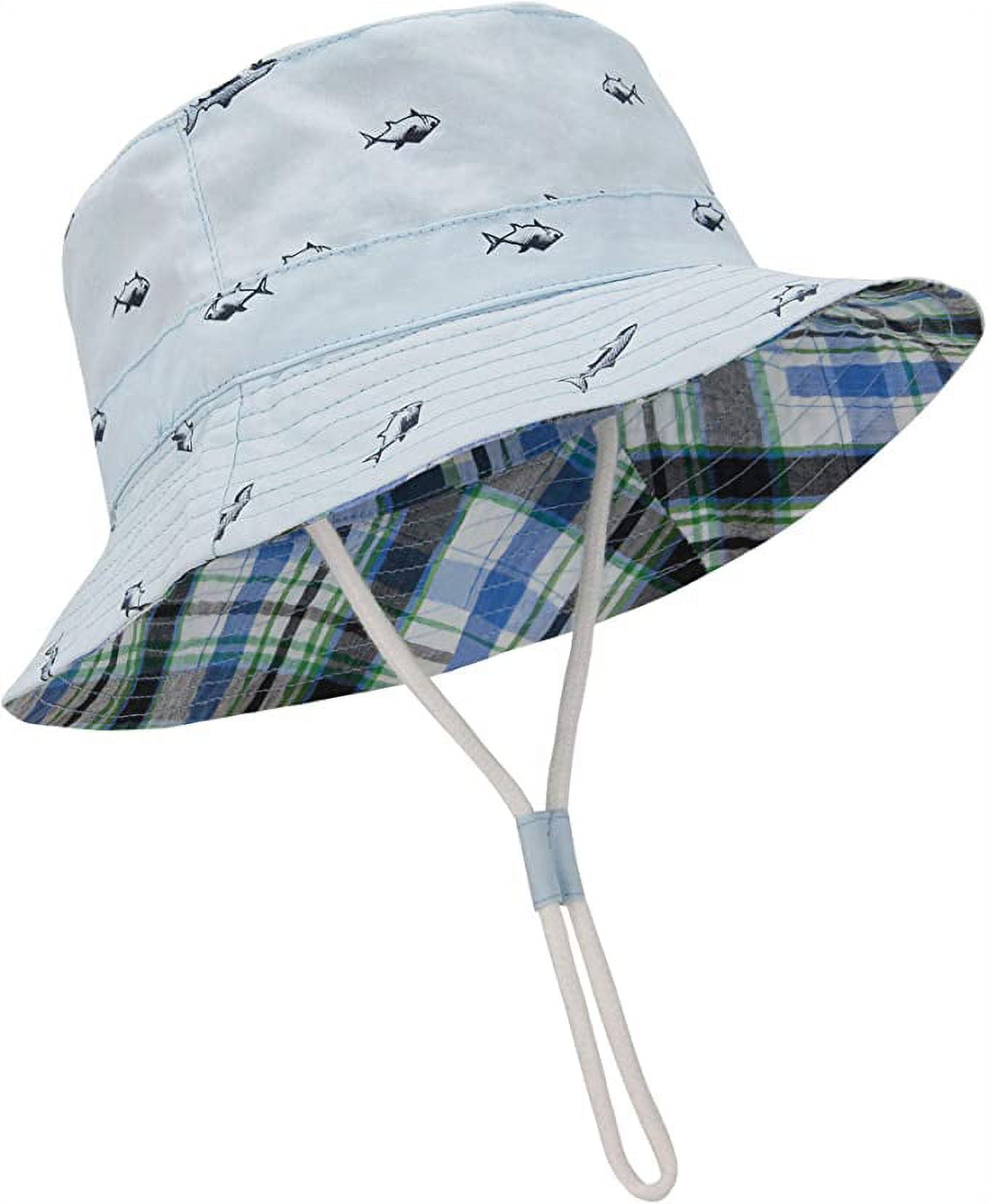 Baby Sun Hat Summer UPF 50+ UV Sun Protective Cute Wide Brim Hats for ...
