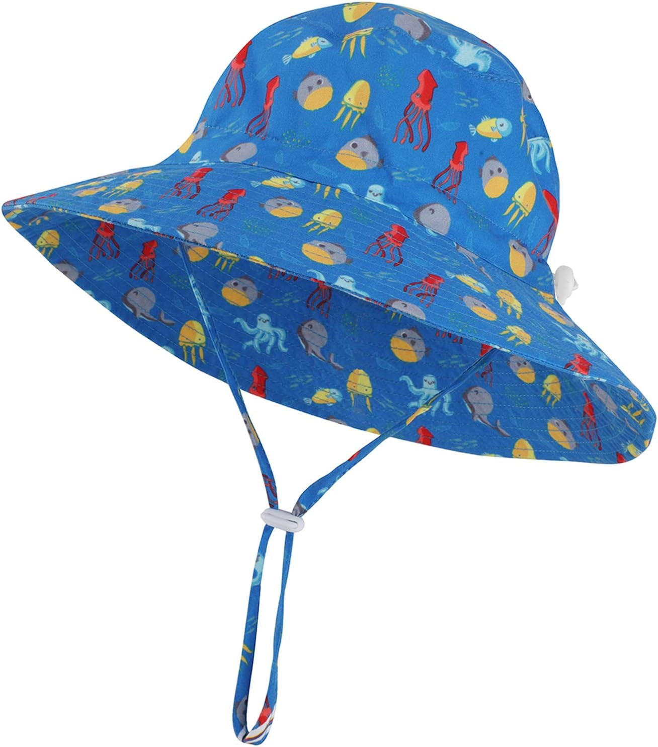 Baby Sun Hat Toddler Beach Swim Hats UPF 50+ Summer Bucket Hat Kids ...