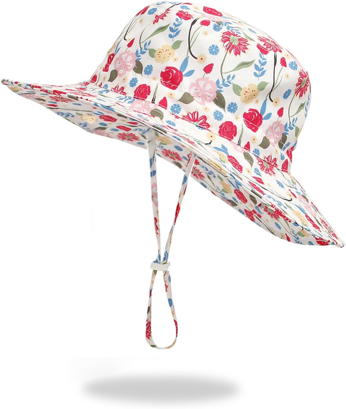 Baby Sun Hat Toddler Bucket Hat Wide Brim Kids Beach Hats UPF 50+ Sun ...